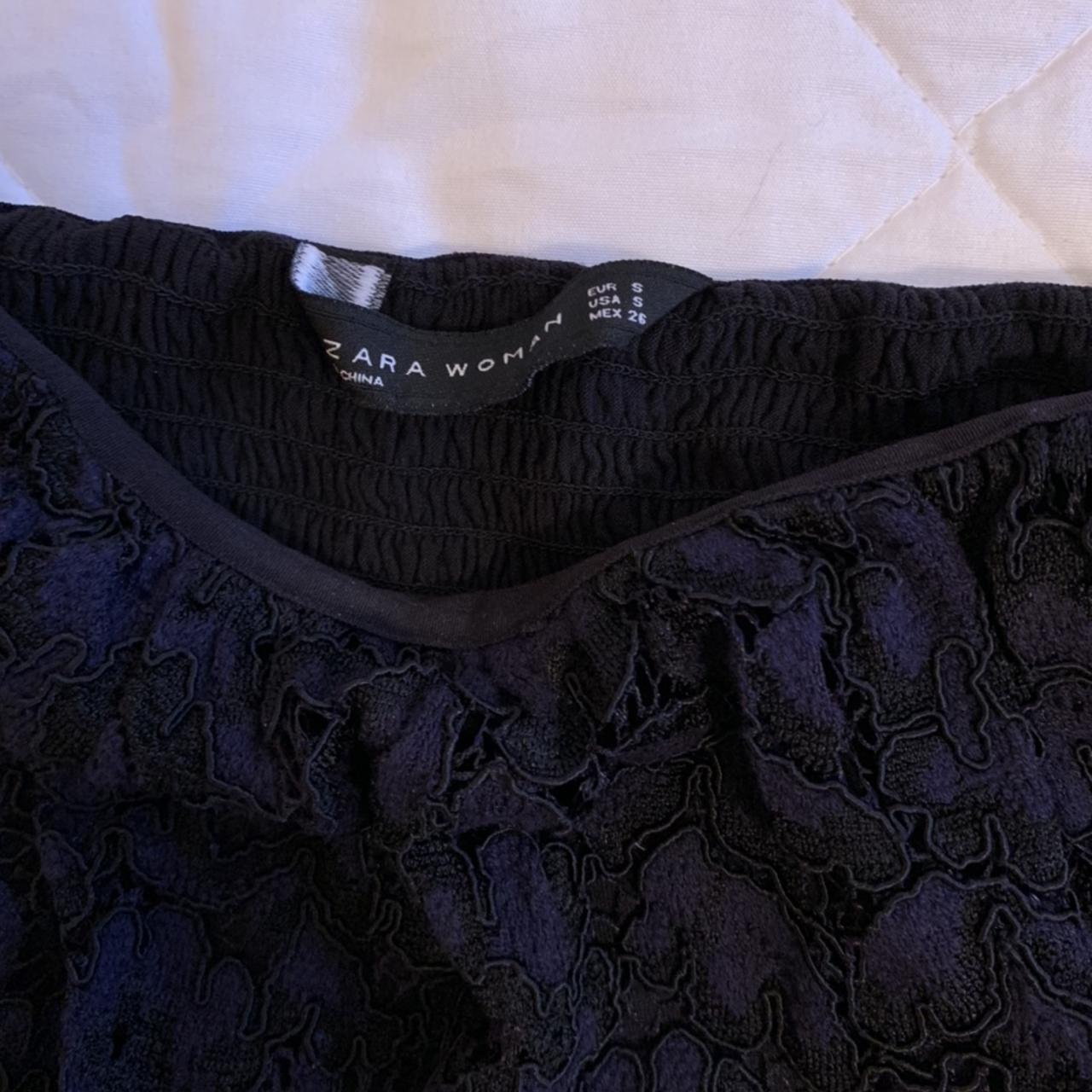 Vendo top in pizzo di ZARA Taglia S Ottime... - Depop