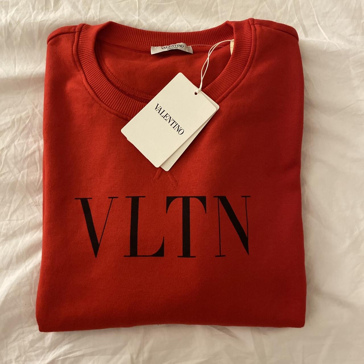 Valentino Red VLTN CREW NECK SWEATSHIRT Brand new.... - Depop