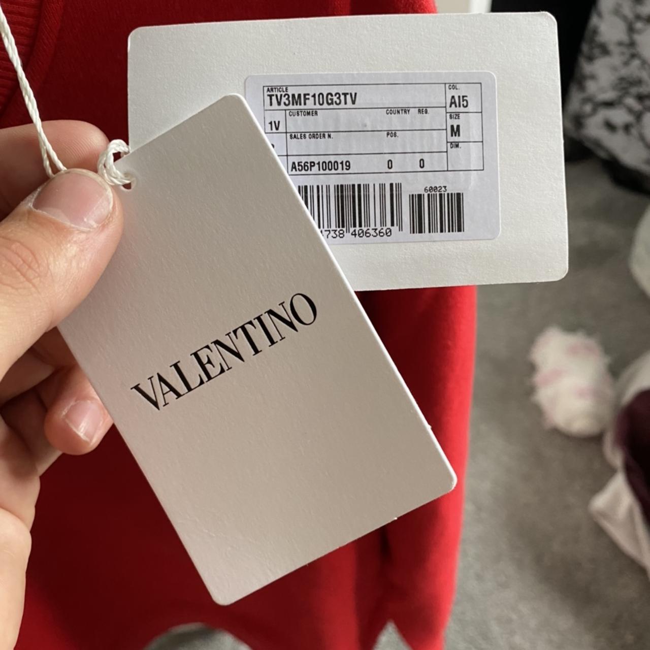 Valentino Red VLTN CREW NECK SWEATSHIRT Brand new.... - Depop
