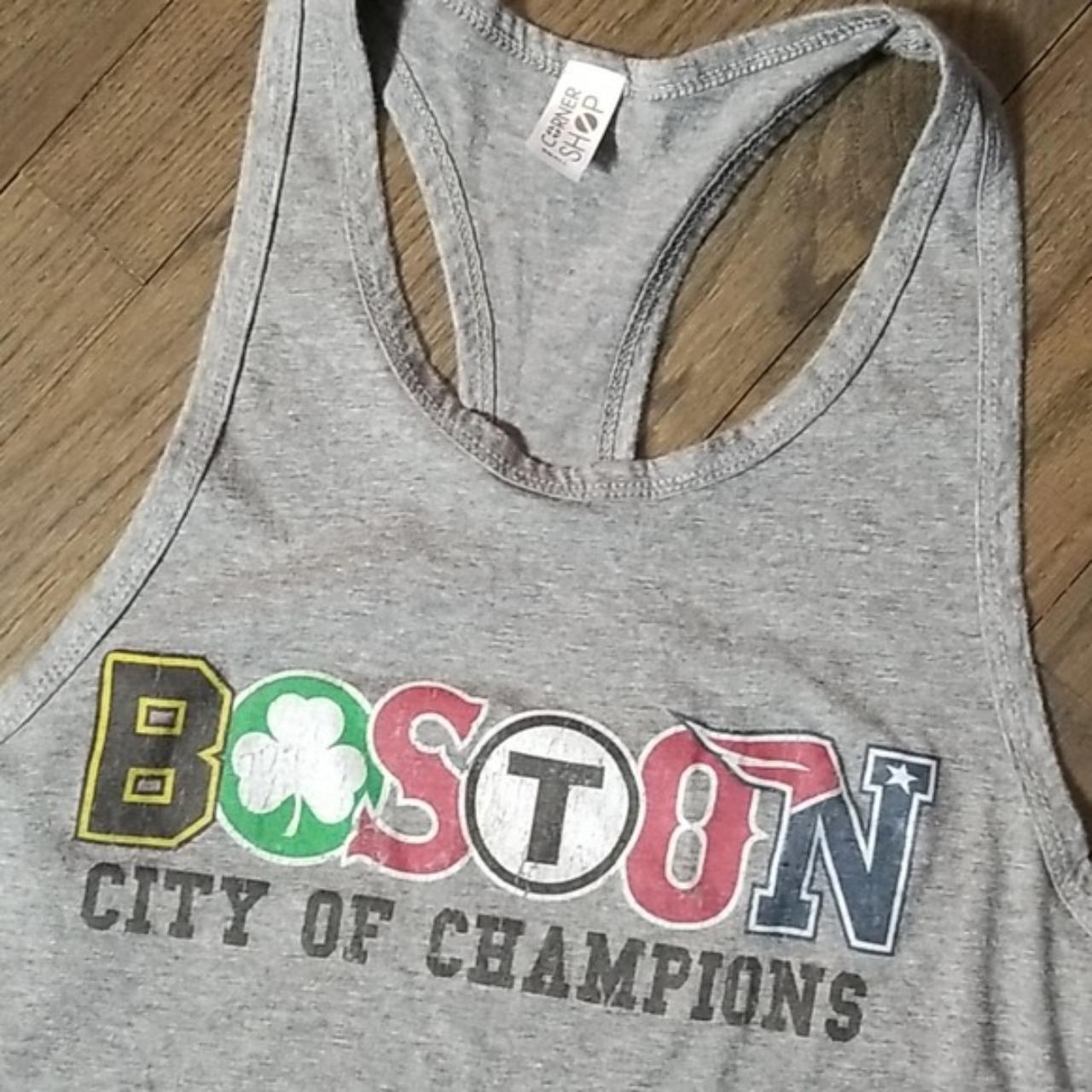 BOSTON City of Champions Tank TOP Bruins, Celtics,... - Depop