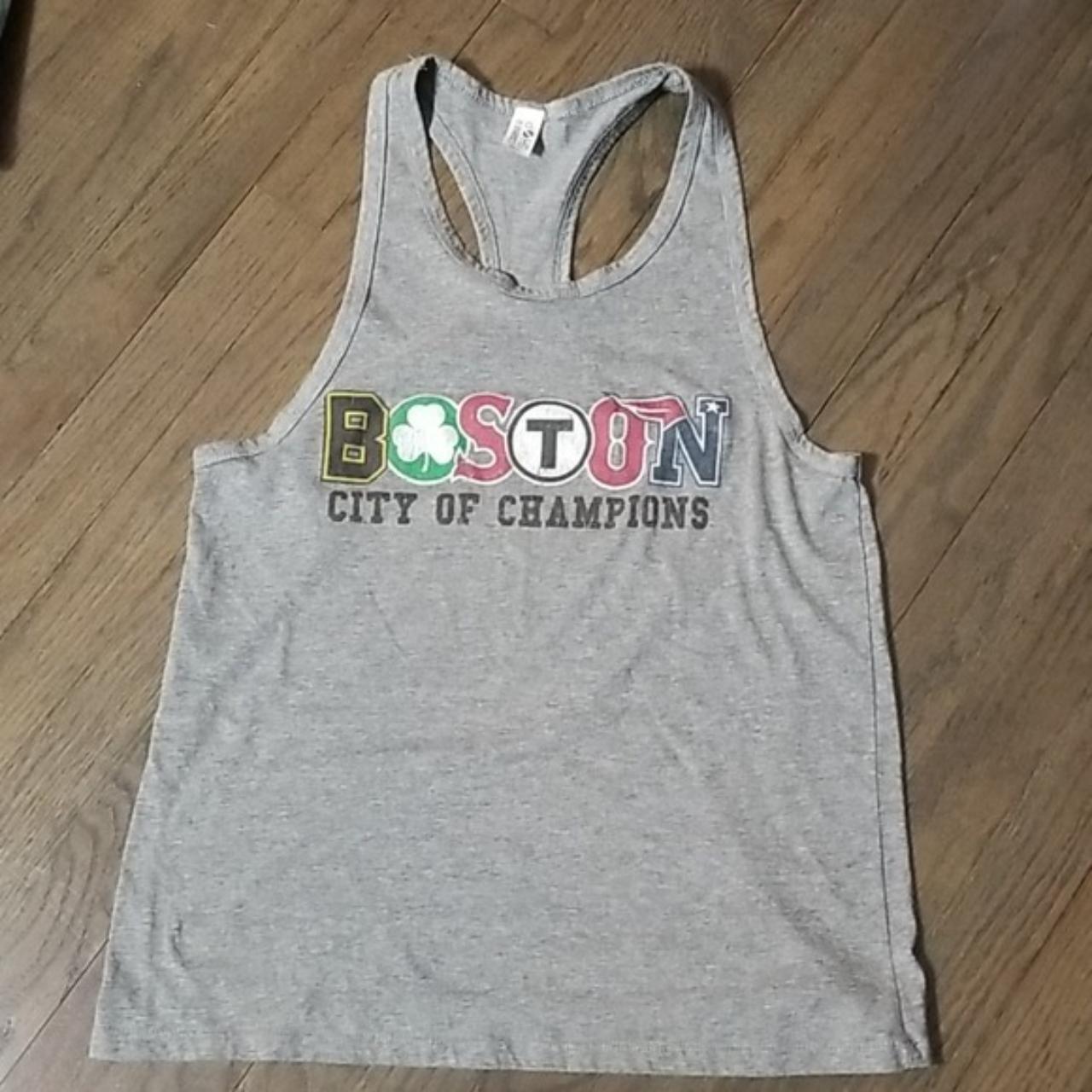 BOSTON City of Champions Tank TOP Bruins, Celtics,... - Depop