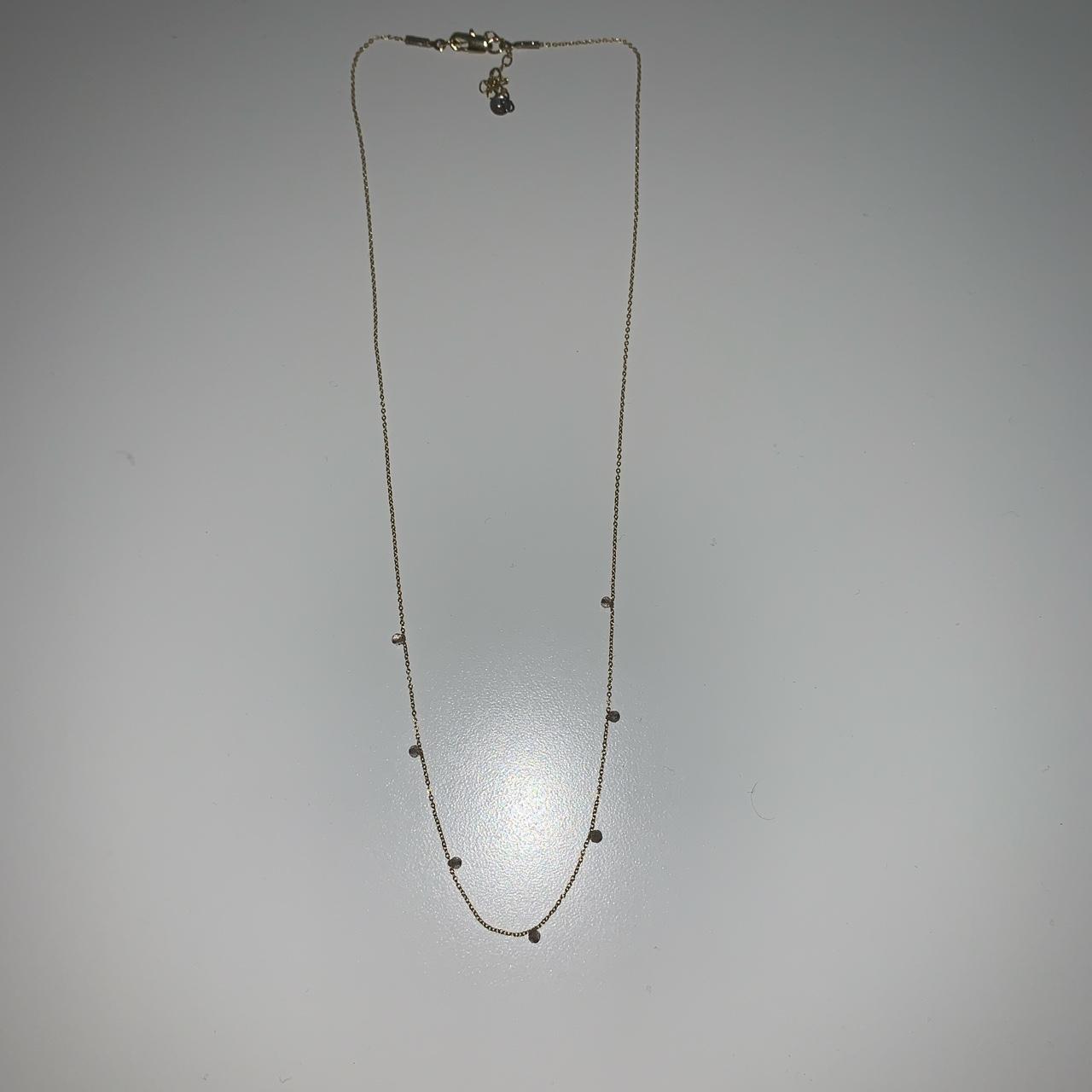 Super cute Brandy Melville gold necklace with mini... - Depop