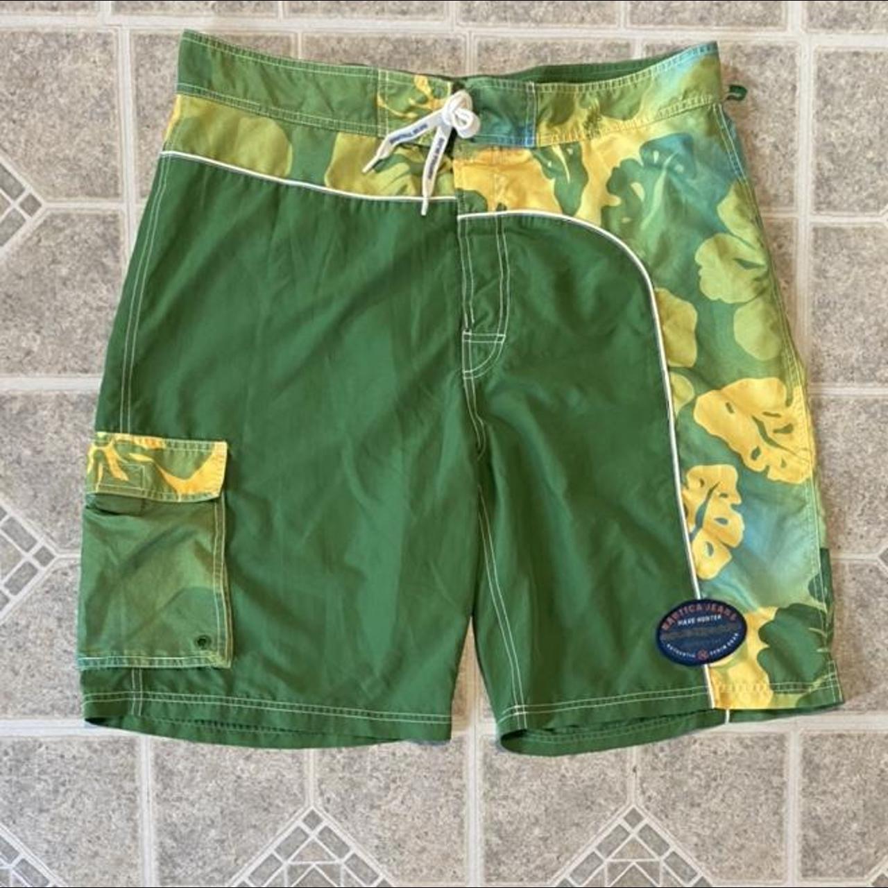 Y2K Nautica Swim Trunks - Depop