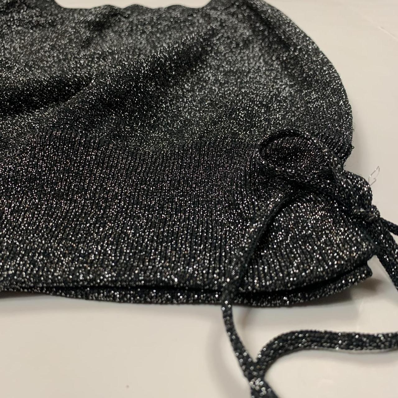 Y2K Metallic Tube Top (M) What we love: - Cinched @... - Depop