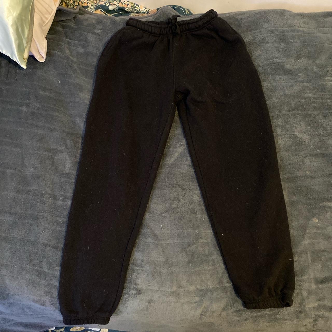 Black trackies Size XS Males - Depop