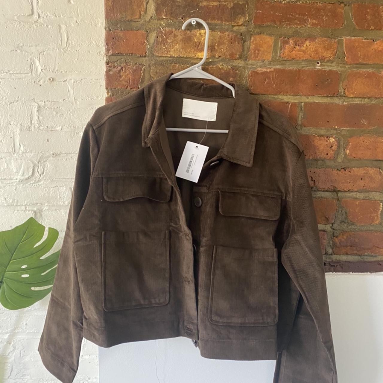 Brand new Oak & Fort brown corduroy jacket. This... - Depop