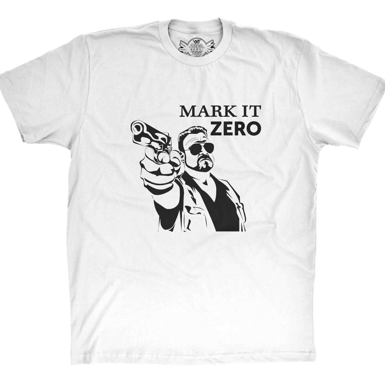 Mark It Zero T-shirt Inspired by the Big Lebowski A... - Depop