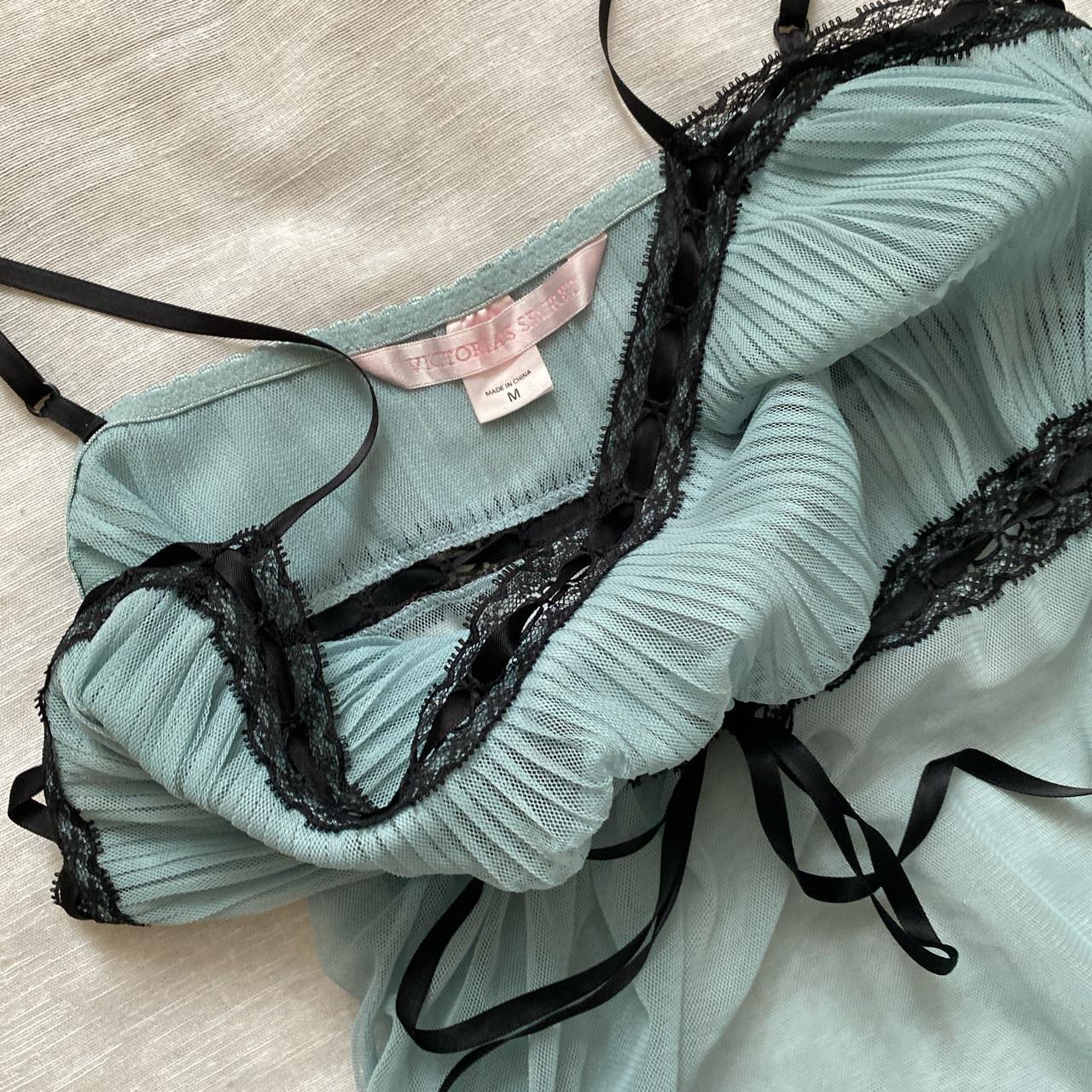 xxRare 2003 milk maid sheer greenish with black... - Depop