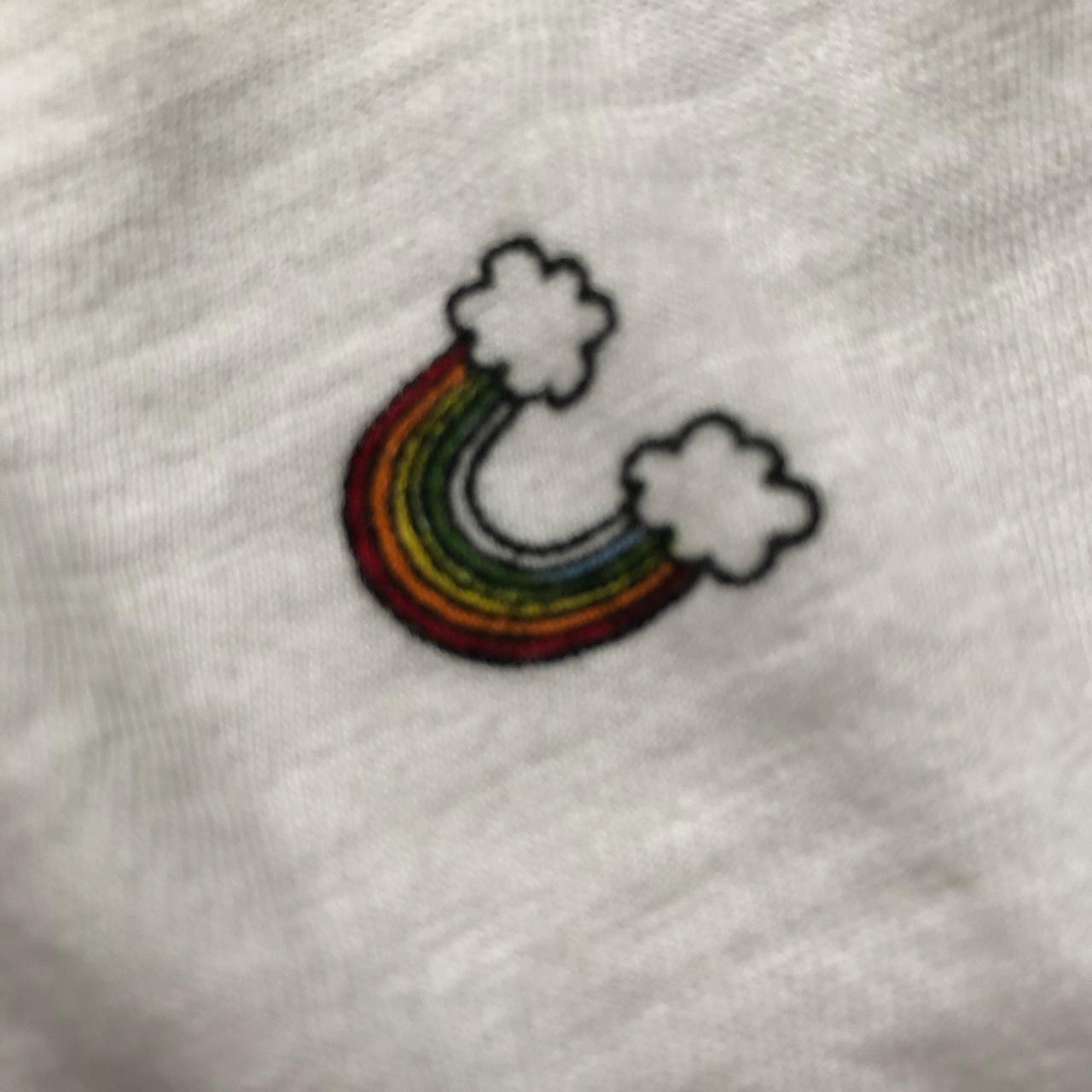 RARE Forever 21 rainbow cartoon top, PM me... - Depop