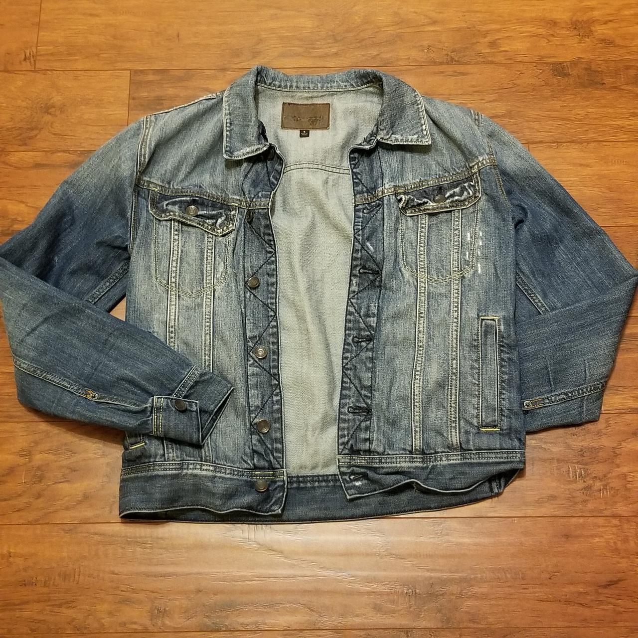 Express Men's Blue Jacket | Depop