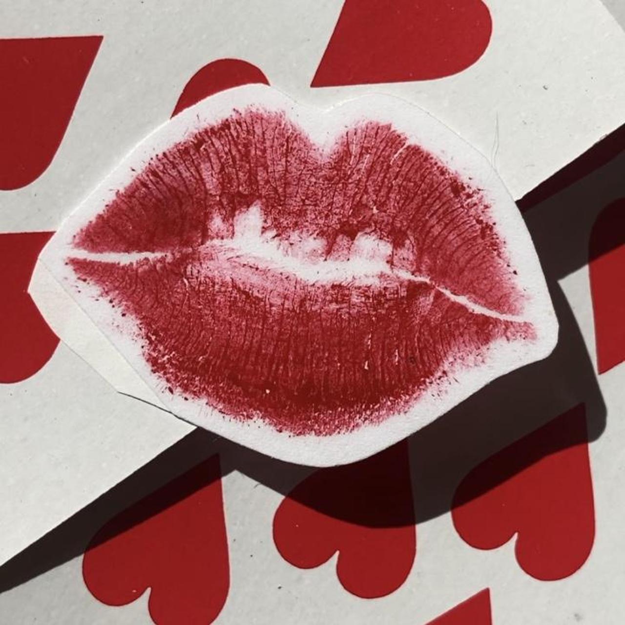 Kiss stickers 😘💋 set of 10 #kiss #lipstick #sticker... - Depop