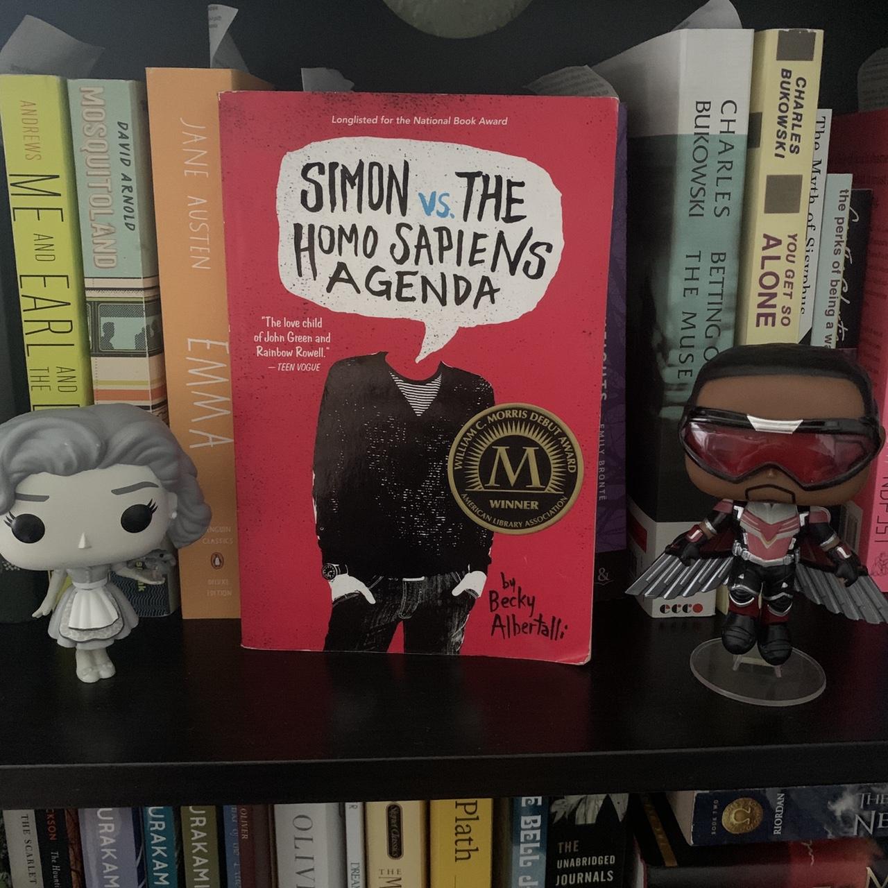 simon vs the homo sapiens agenda by becky albertalli... - Depop
