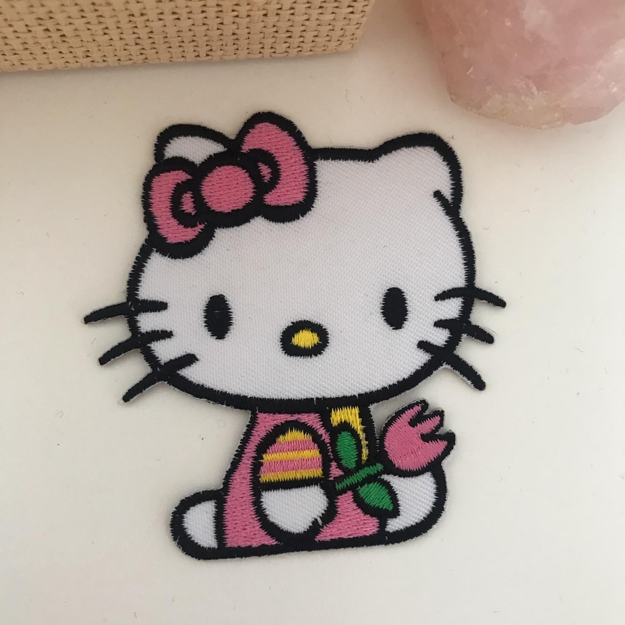 little hello kitty iron on - would look so cute on... - Depop