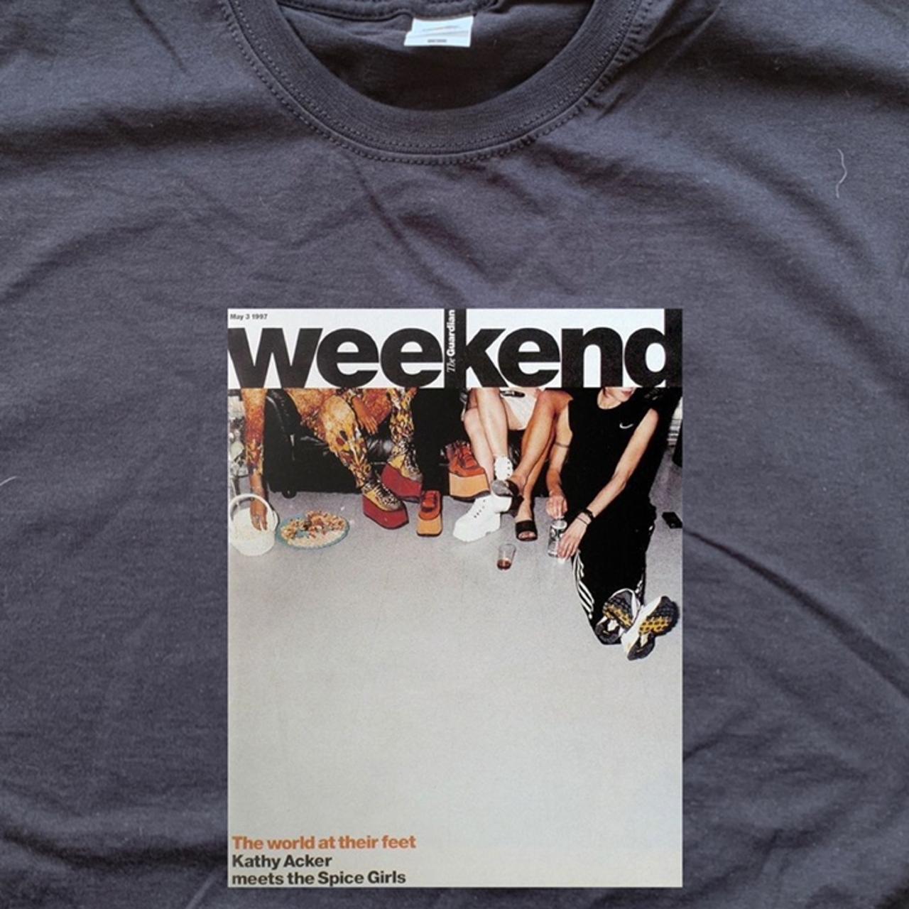 Cool vintage ‘WEEKEND’ magazine cover print, Y2K... - Depop