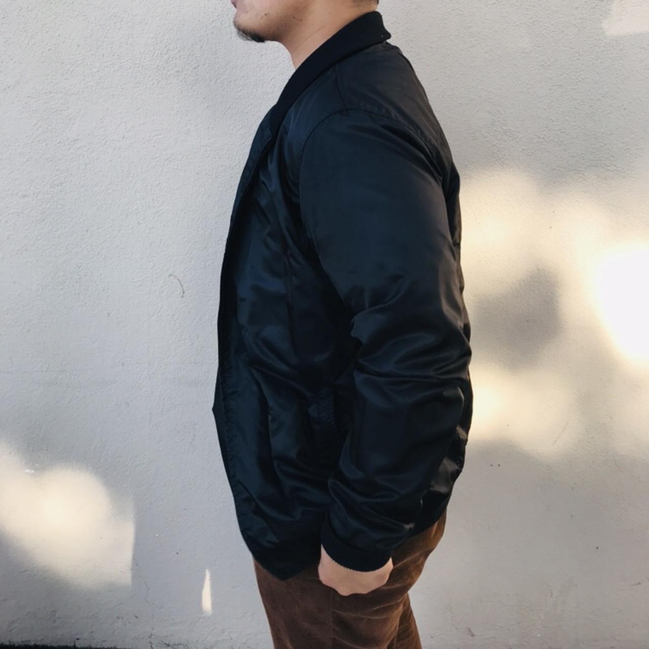 BLC Authentic Bomber Jacket -orange interior -great... - Depop