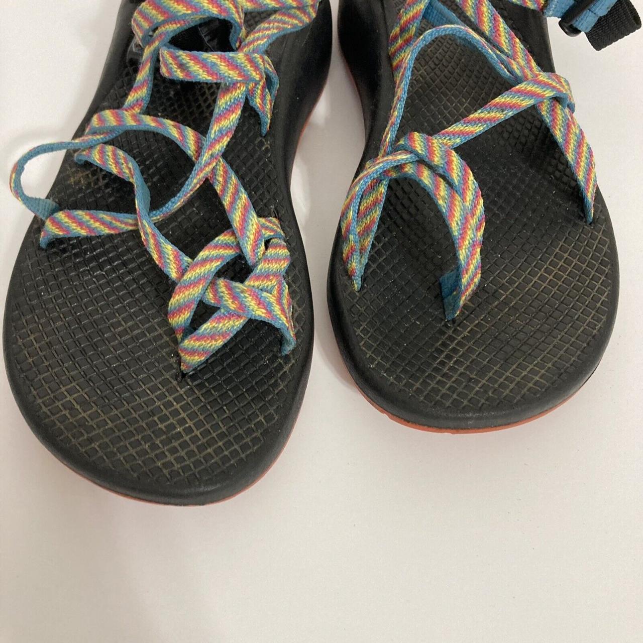 Chaco ZX 2 Womens Size 9 Rainbow Yampa Fiesta Hiking... - Depop