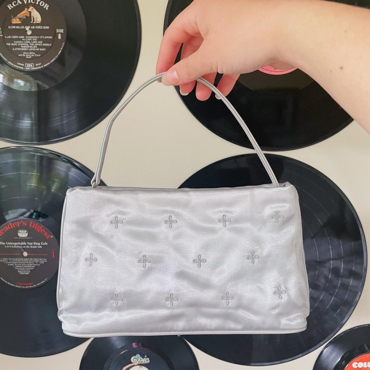 new without tags silver purse! tissue paper is still... - Depop