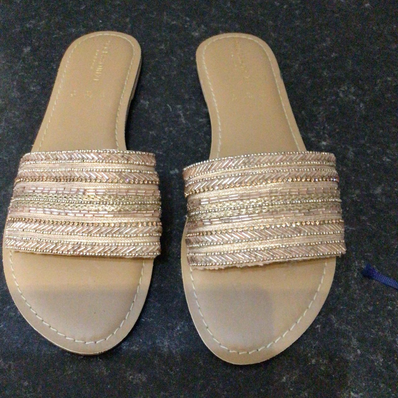 Brand new rose gold sliders from Ascessorise - Depop