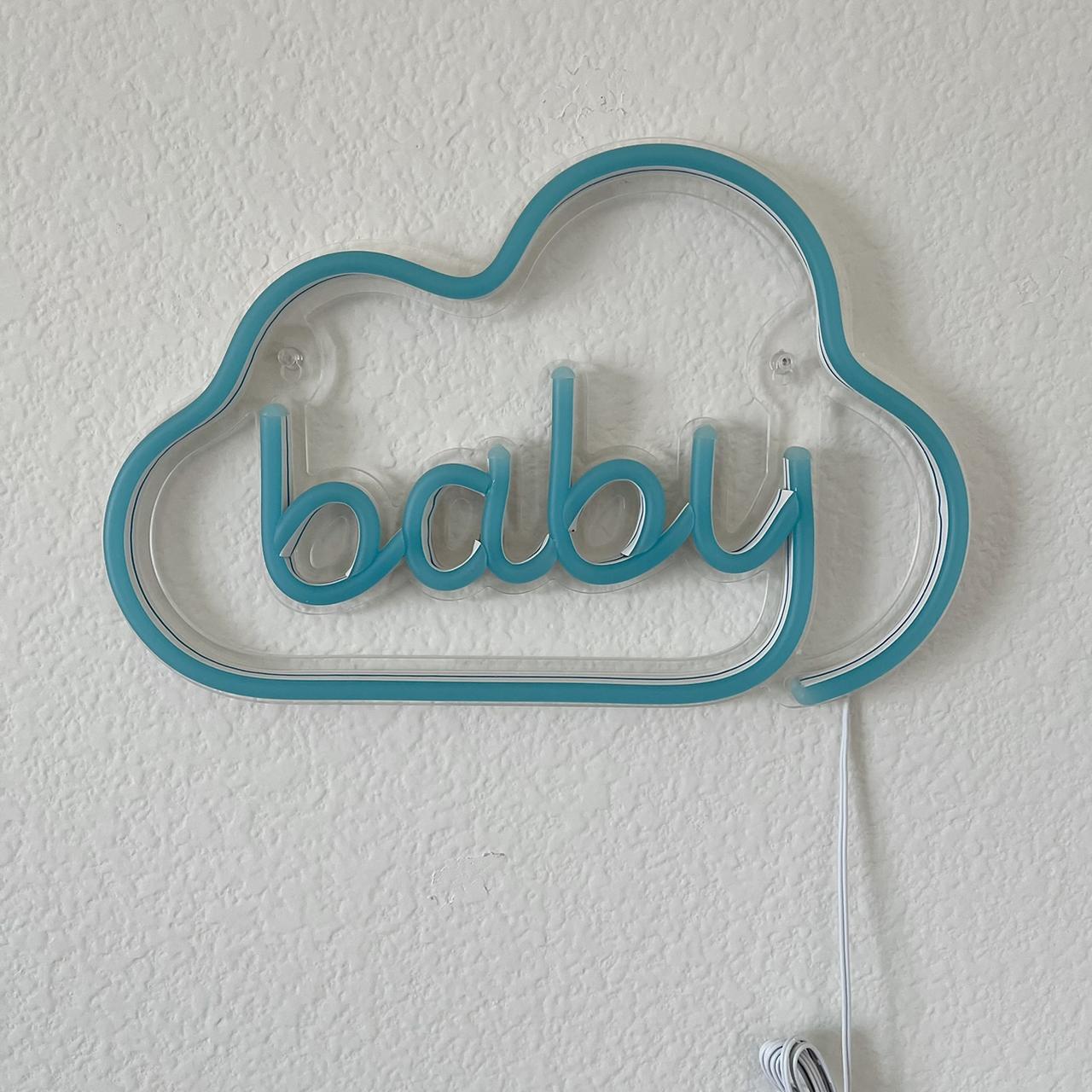 Doe lashes cloud baby LED light. Baby blue LED... - Depop