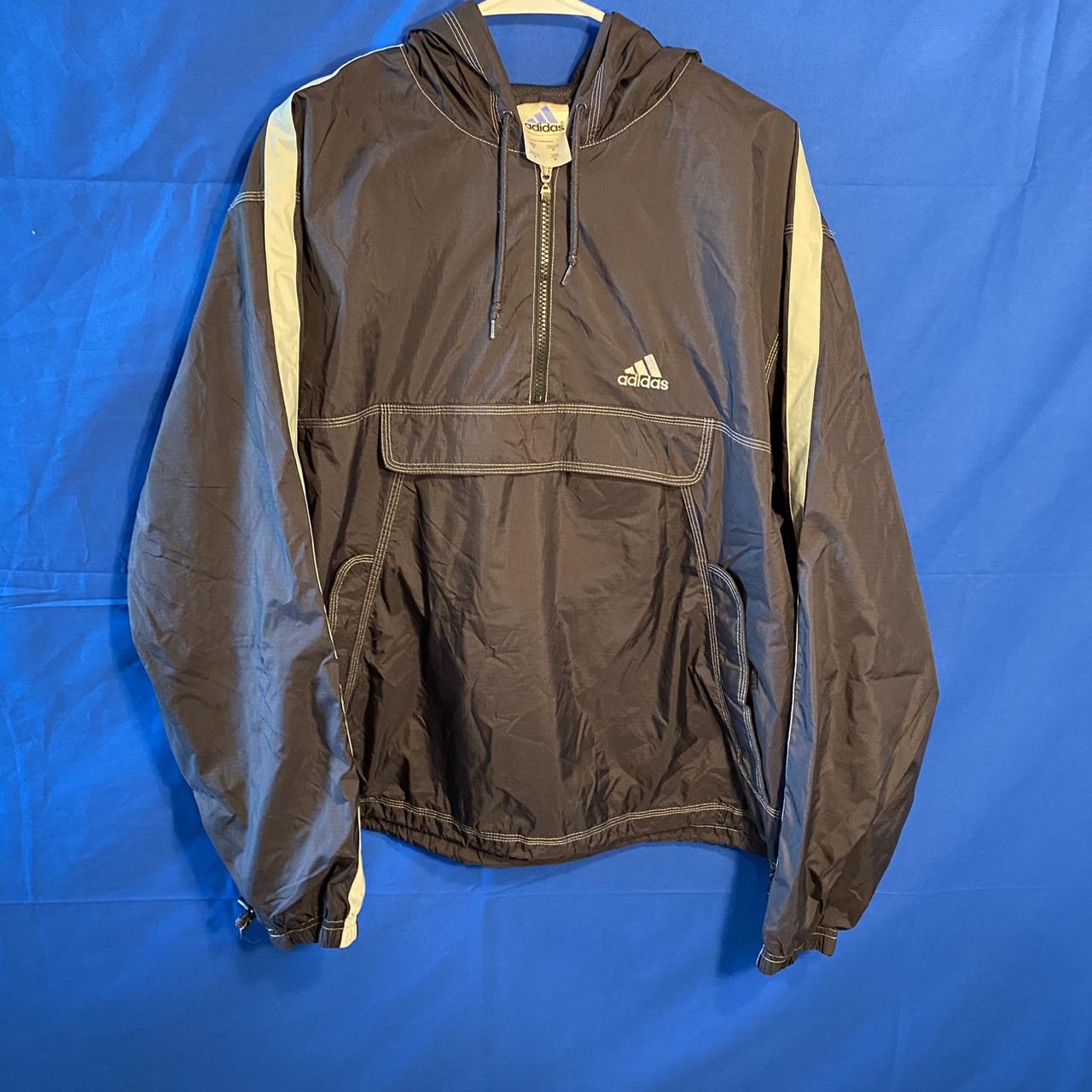 Adidas rain jacket from... - Depop
