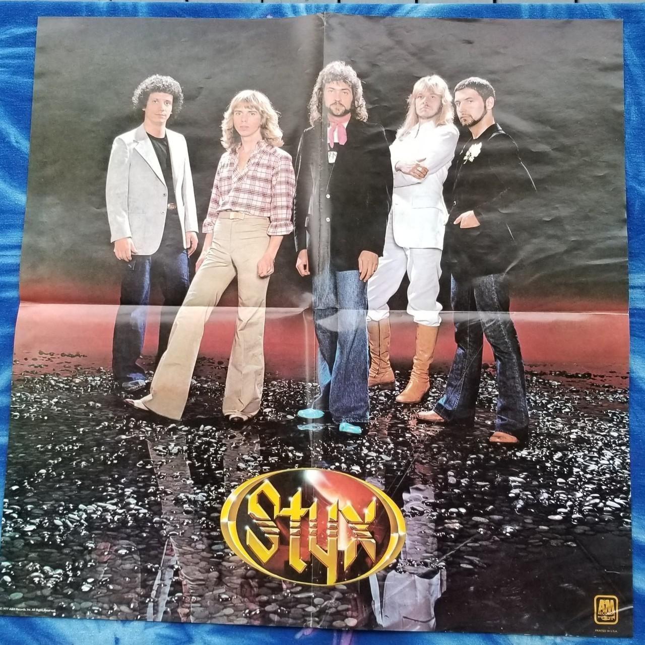 1970s Styx Band Original Vintage Rare Poster by... - Depop