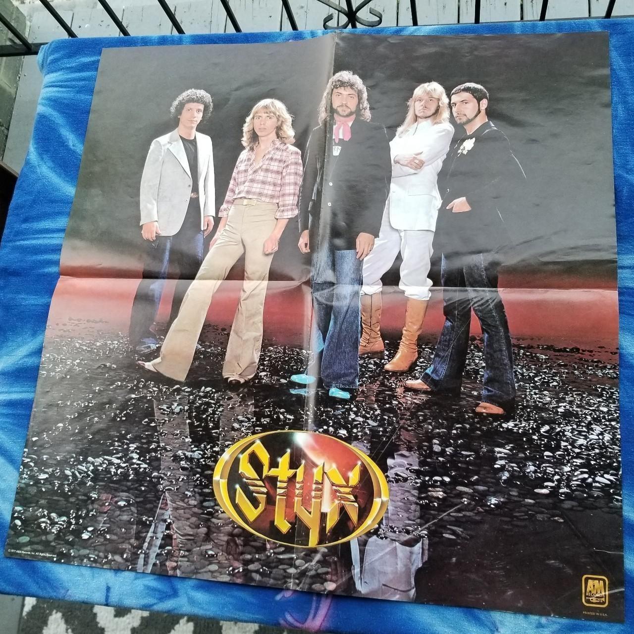 1970s Styx Band Original Vintage Rare Poster by... - Depop