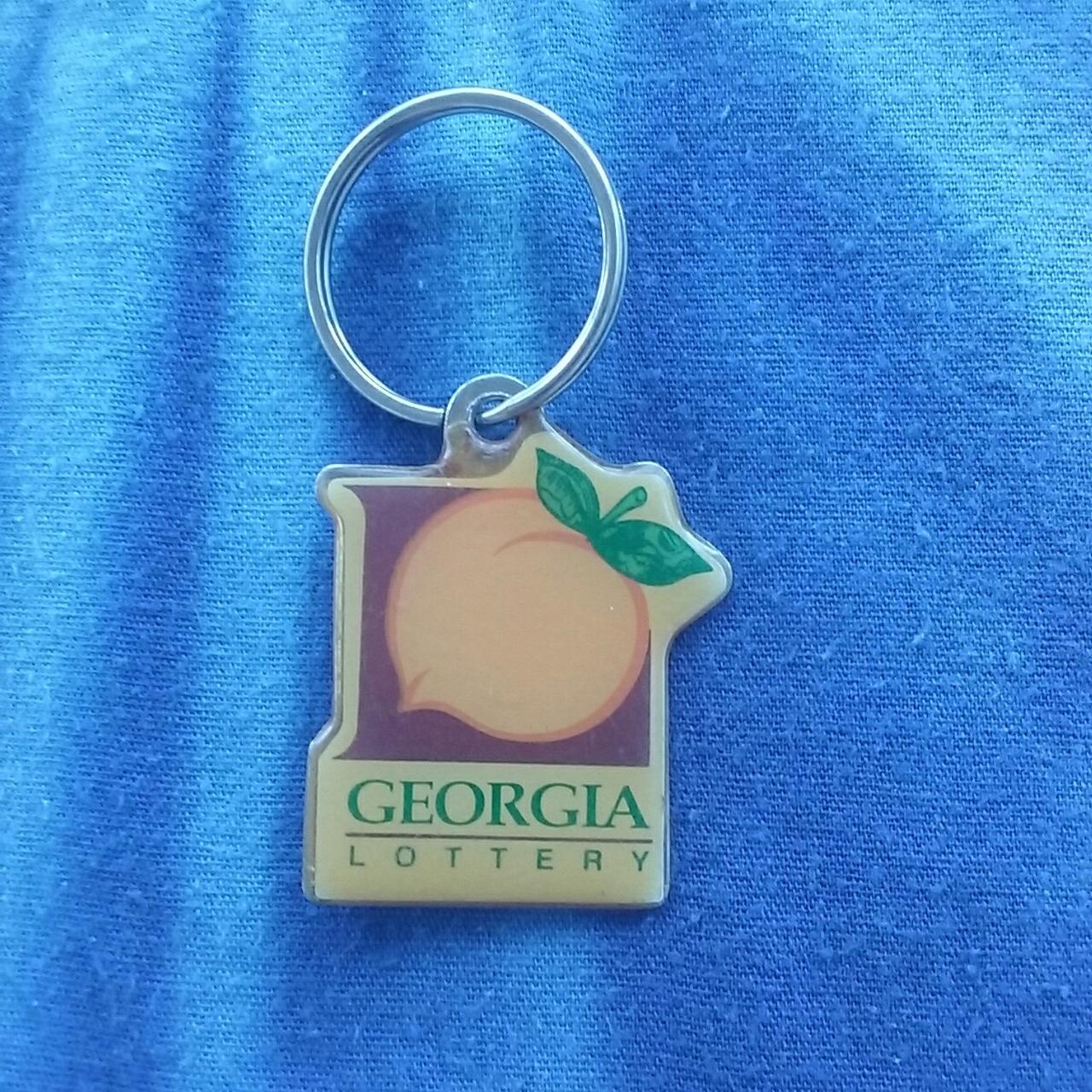 Georgia Lottery Vintage Keychain / Keyring from... - Depop
