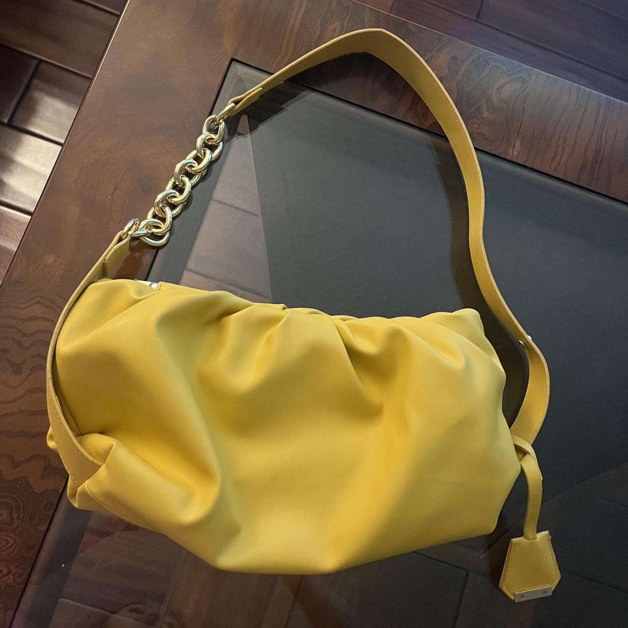 GLAMOROUS YELLOW SIDE BAG 💛 perfect condition 🧼... - Depop