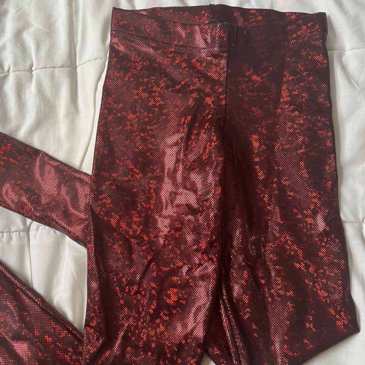 Black milk shattered ruby leggings. Excellent condition - Depop