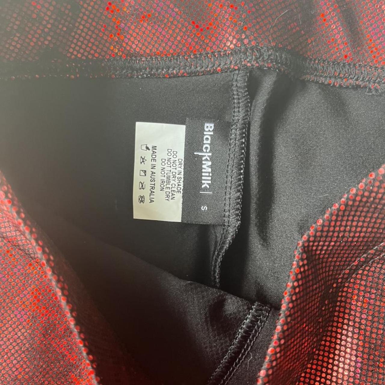 Black milk shattered ruby leggings. Excellent condition - Depop