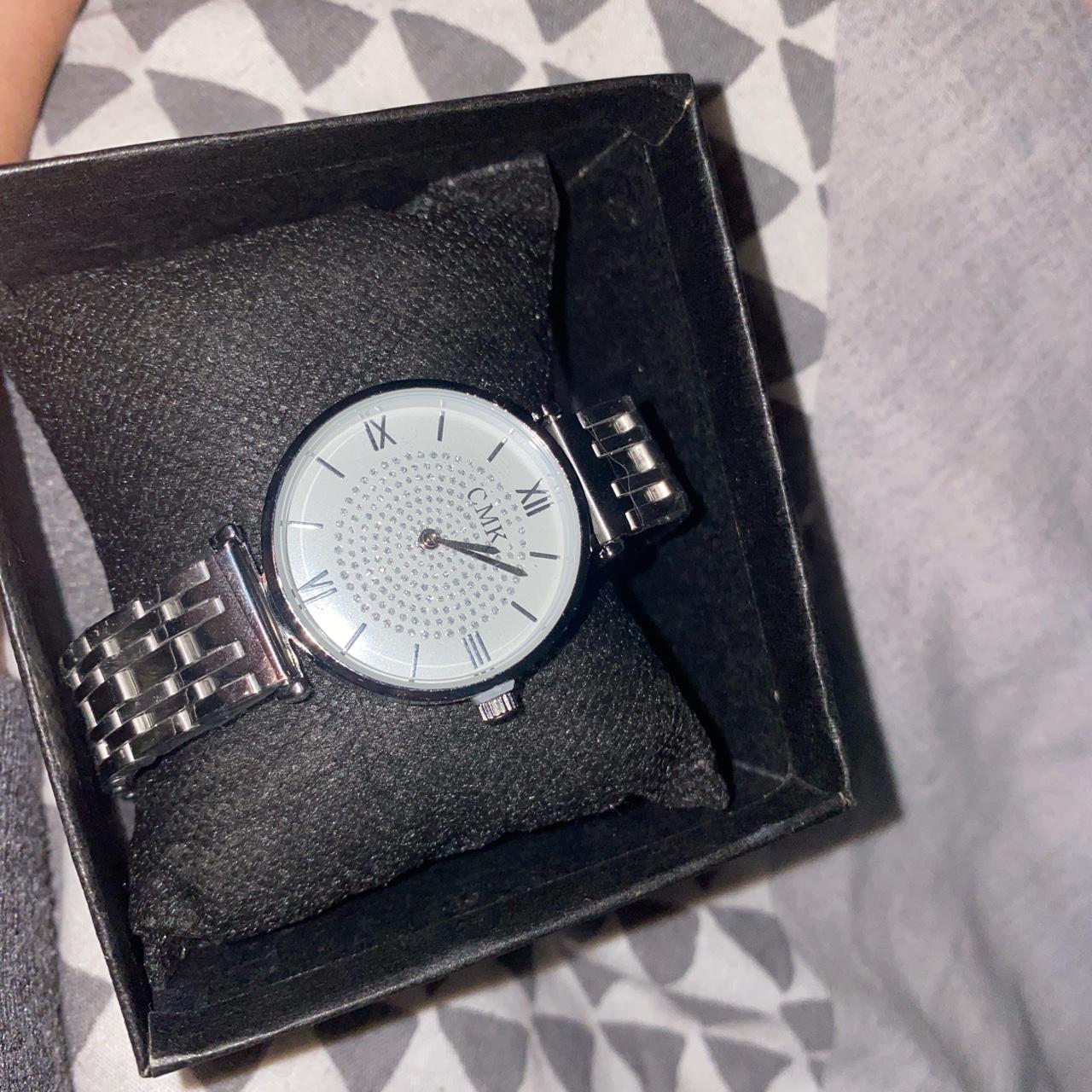 Womens CMK silver watch Brand new never worn still... - Depop