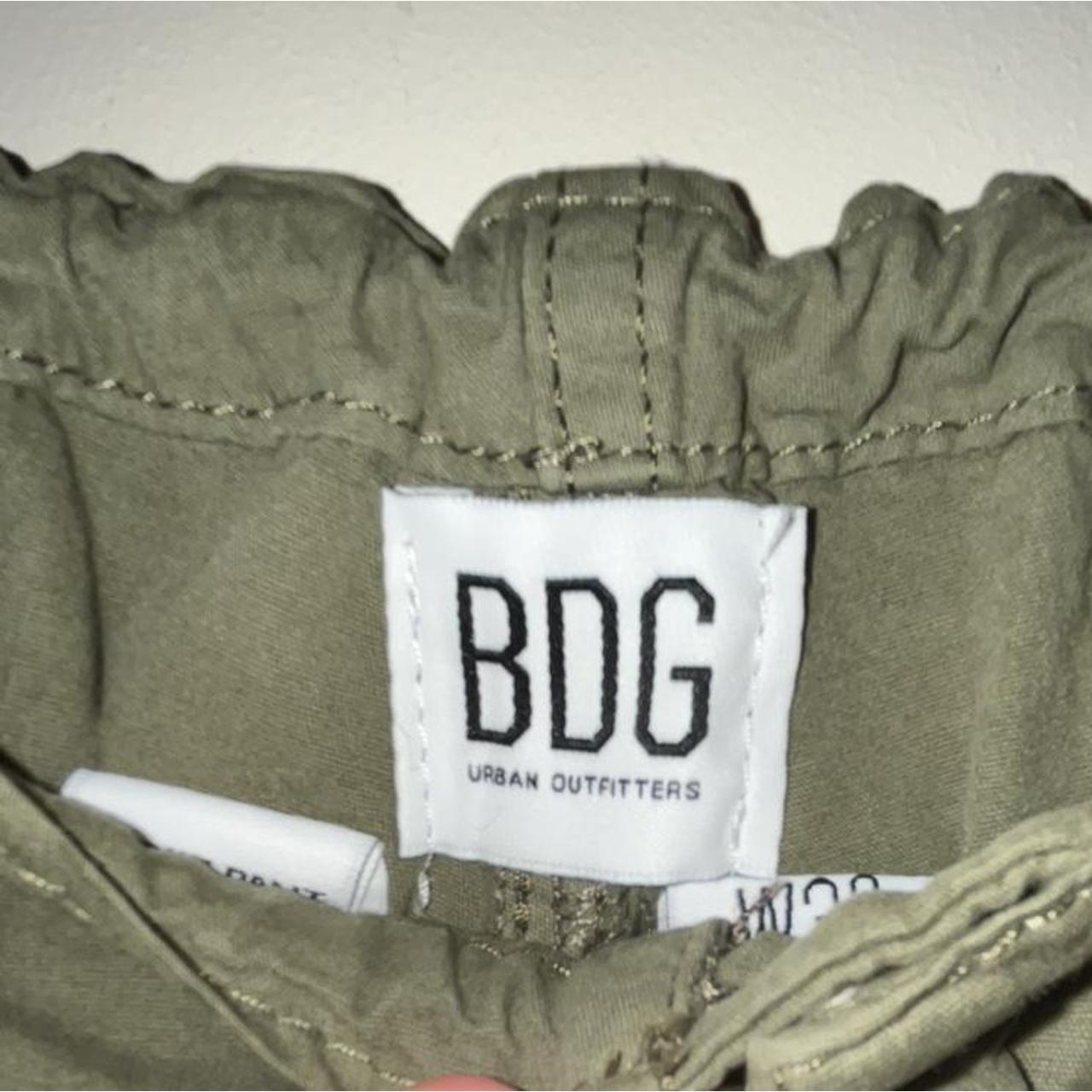 BDG Men's Khaki and Green Trousers | Depop