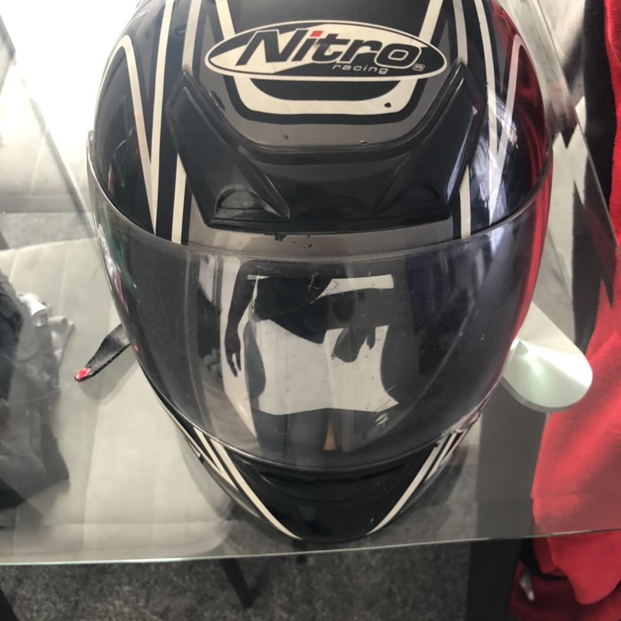 Nitro N311-V Motorbike Racing Full Face Helmet Size... - Depop