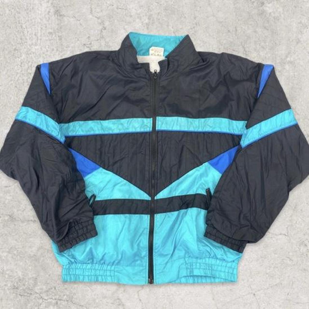 Men's Black and Blue Jacket | Depop