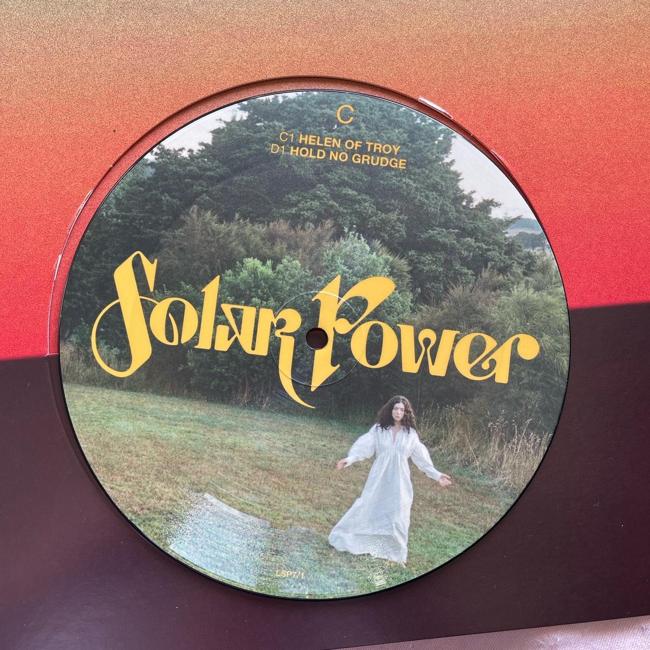 Lorde solar power deluxe version vinyl record... - Depop
