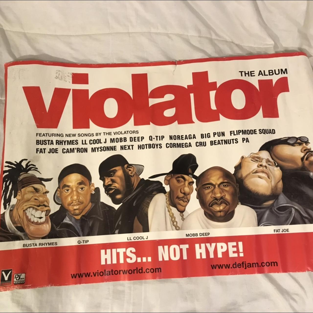 VIOLATOR ~ THE ALBUM ORIGINAL VINTAGE PROMO POSTER... - Depop