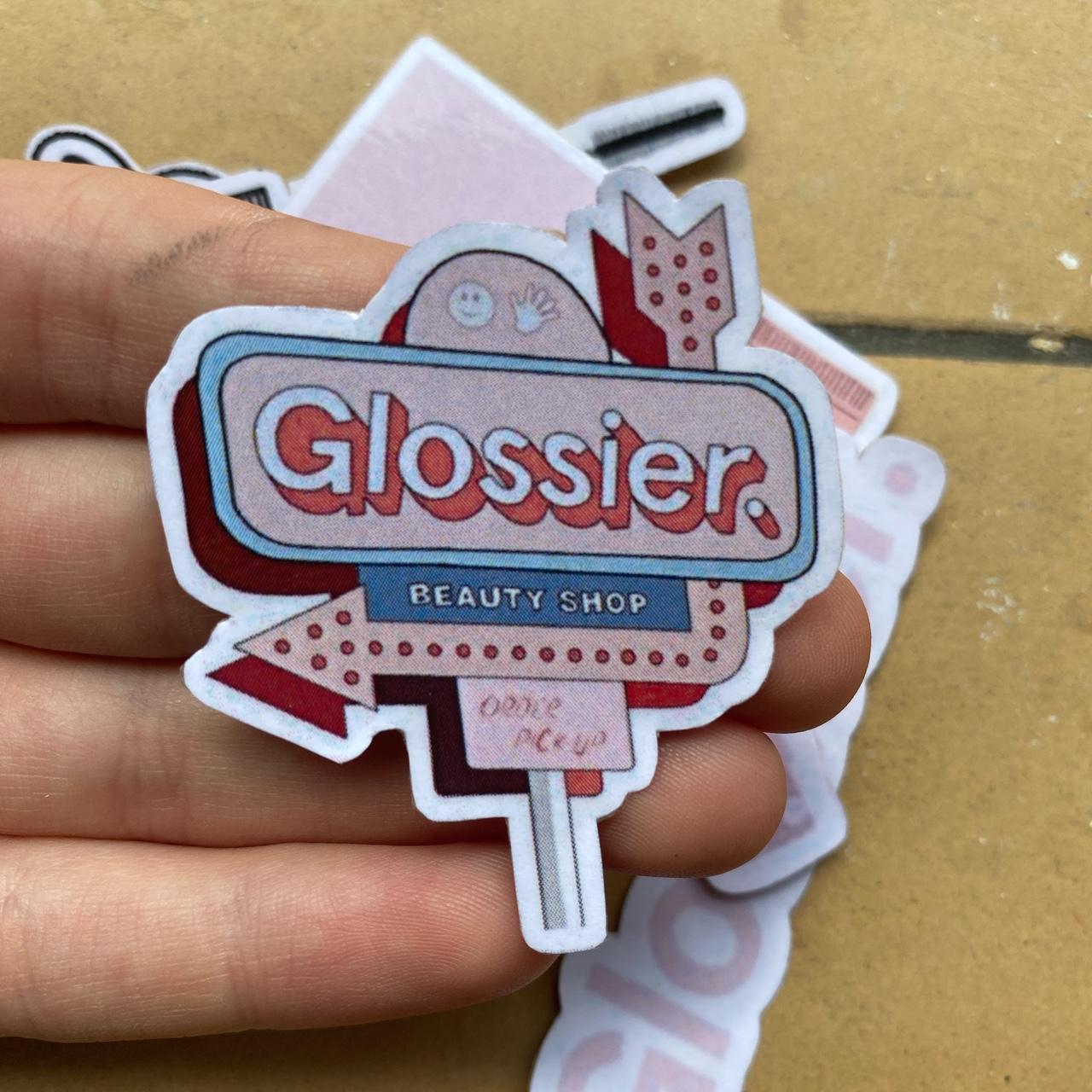 The CUTEST Glossier Sticker bundle 🦋 • all stickers... - Depop