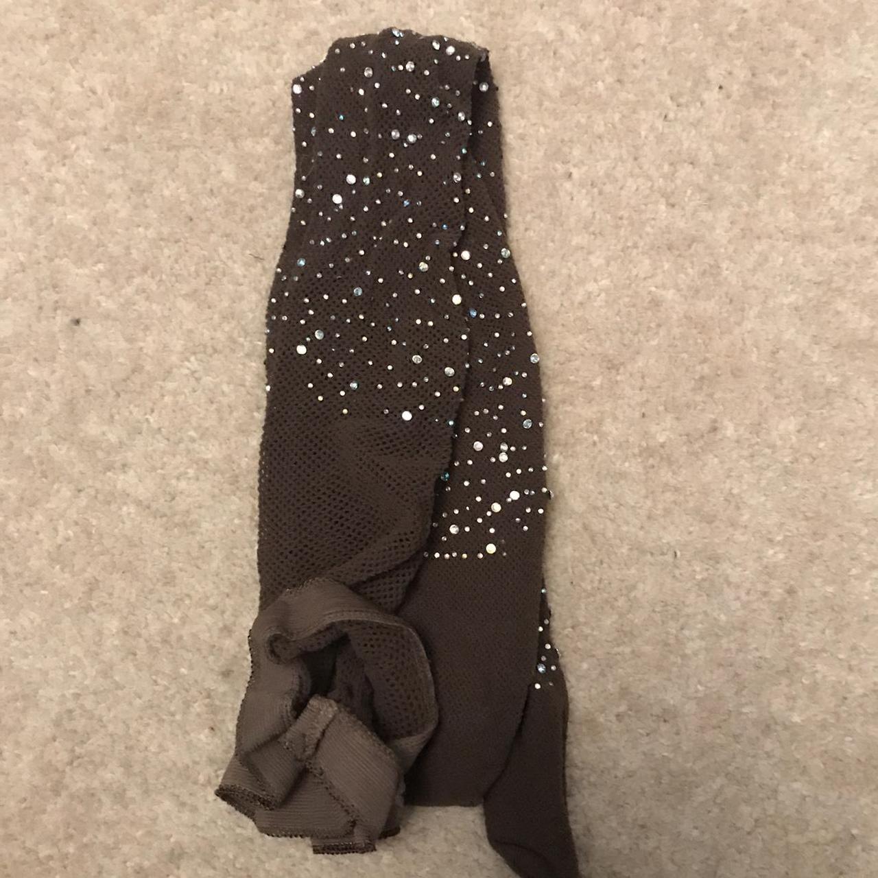 Rhinestone fishnet tights - never worn Great for... - Depop