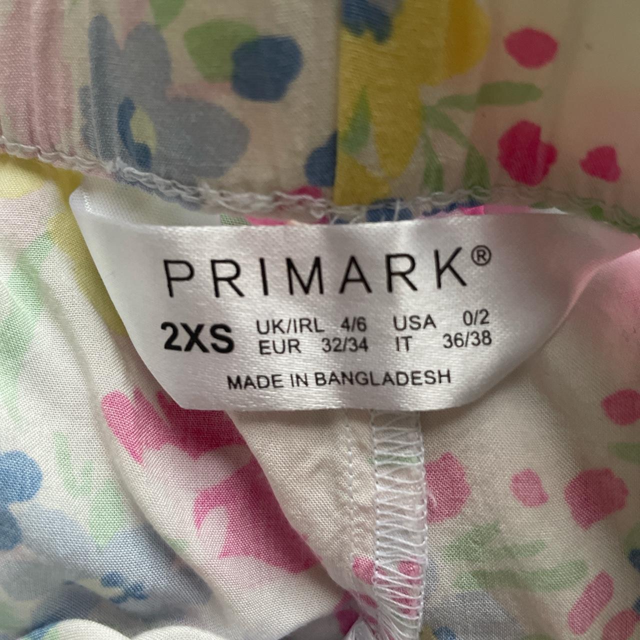 super cute floral pj shorts from primark!! 🫧 2xs... - Depop