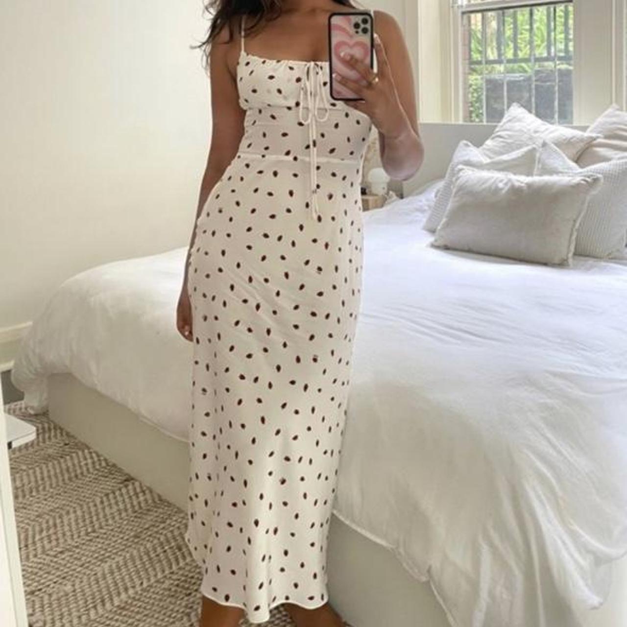 Realisation Alba Dress - White Strawberry The most... - Depop