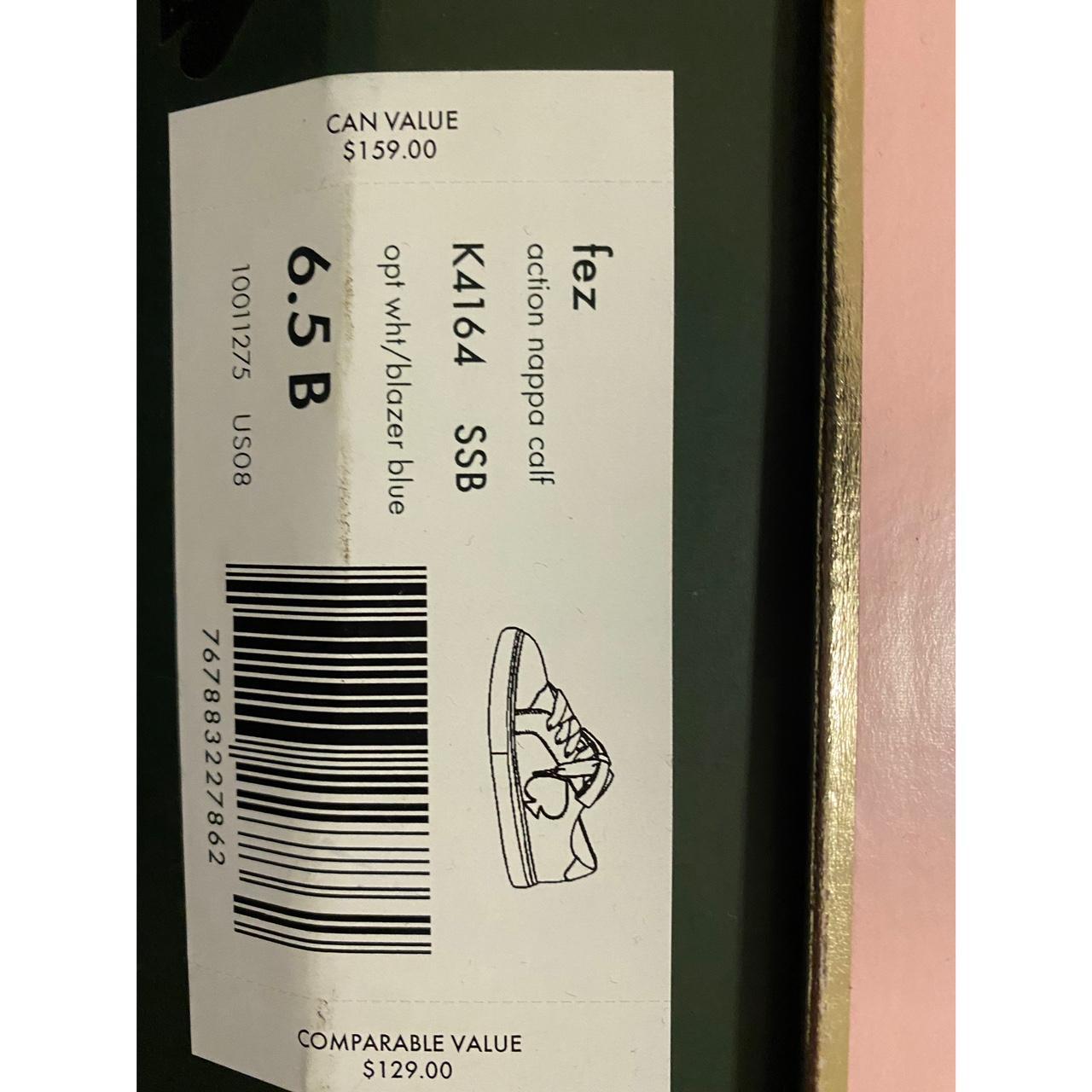 Kate Spade Fez white sneakers with spade print *... - Depop