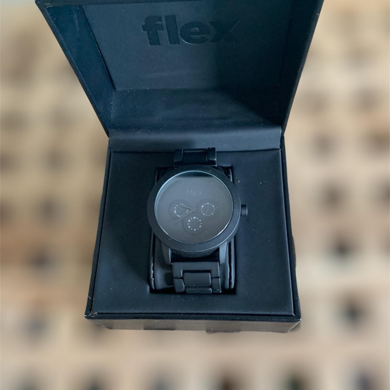 Flex matt black watch. Unworn. Needs a battery. RRP... - Depop