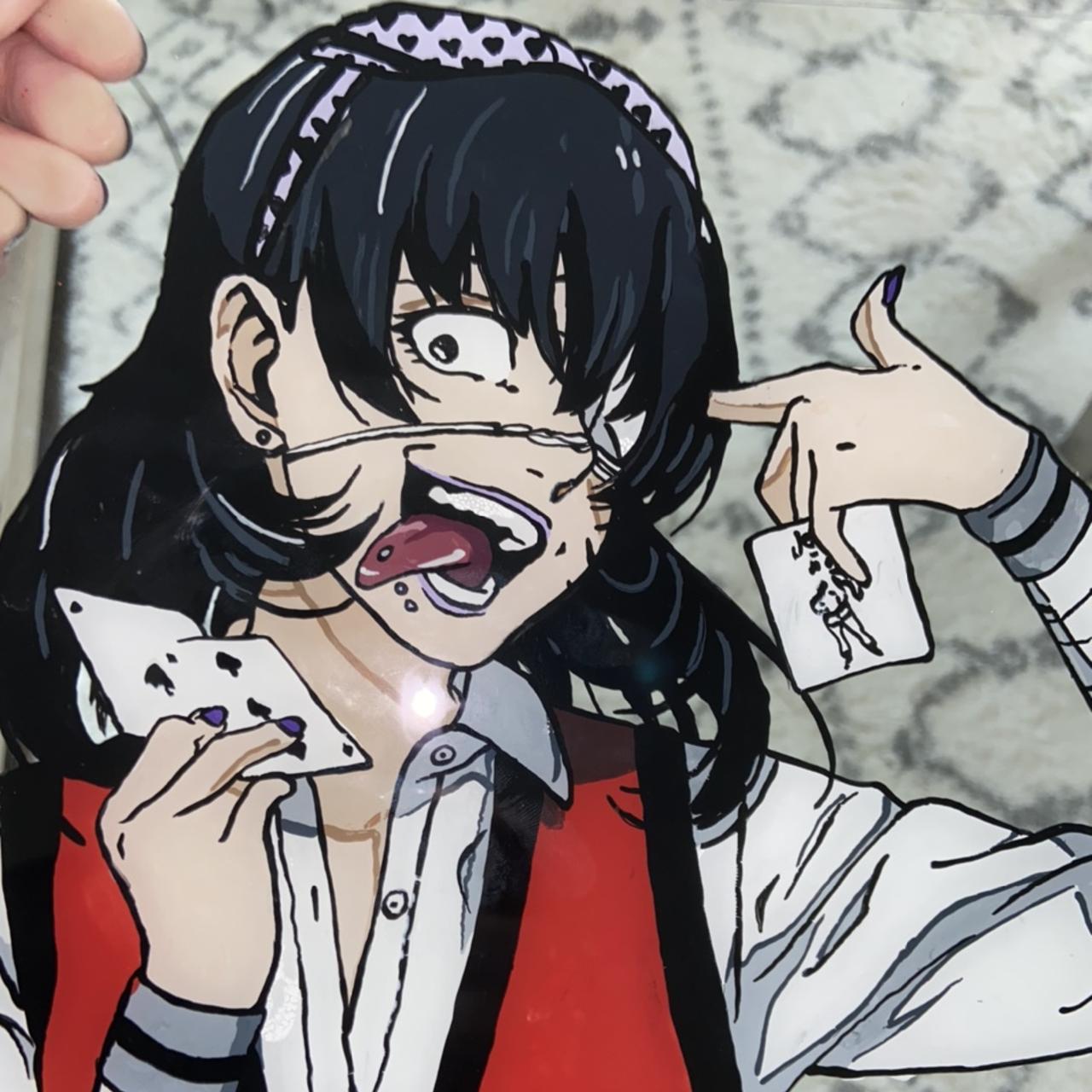 Midari Ikishima Kakegurui Russian Roulette 8x 10... - Depop