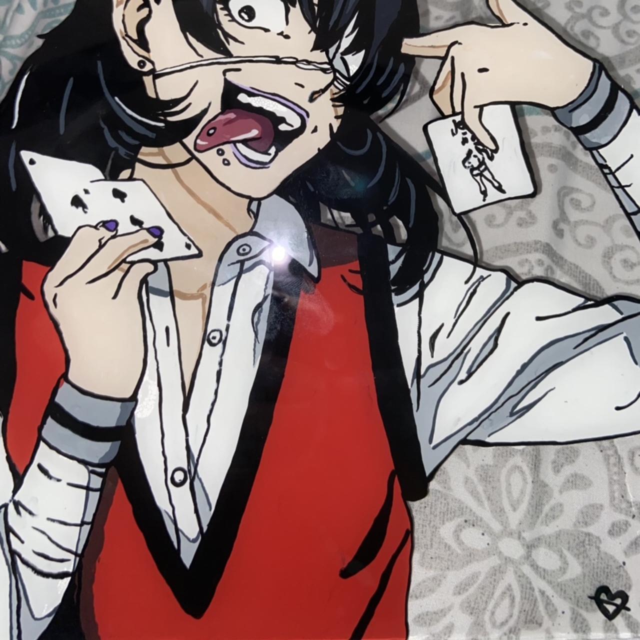 Midari Ikishima Kakegurui Russian Roulette 8x 10... - Depop