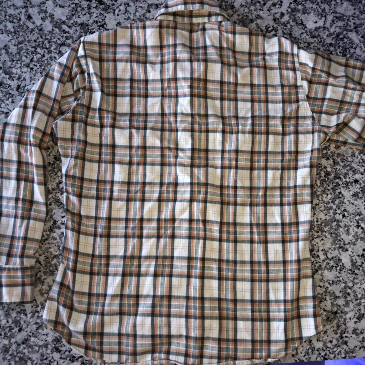 Vintage 70’s Levi’s white tab flannel. Some slight... - Depop