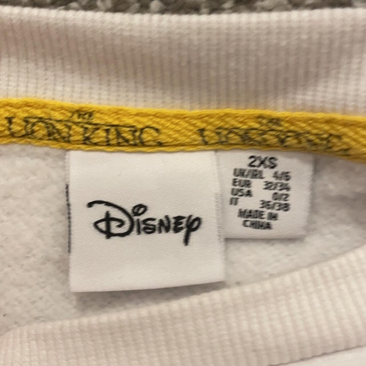 -primark white lion king cropped jumper xx -size 2xs... - Depop