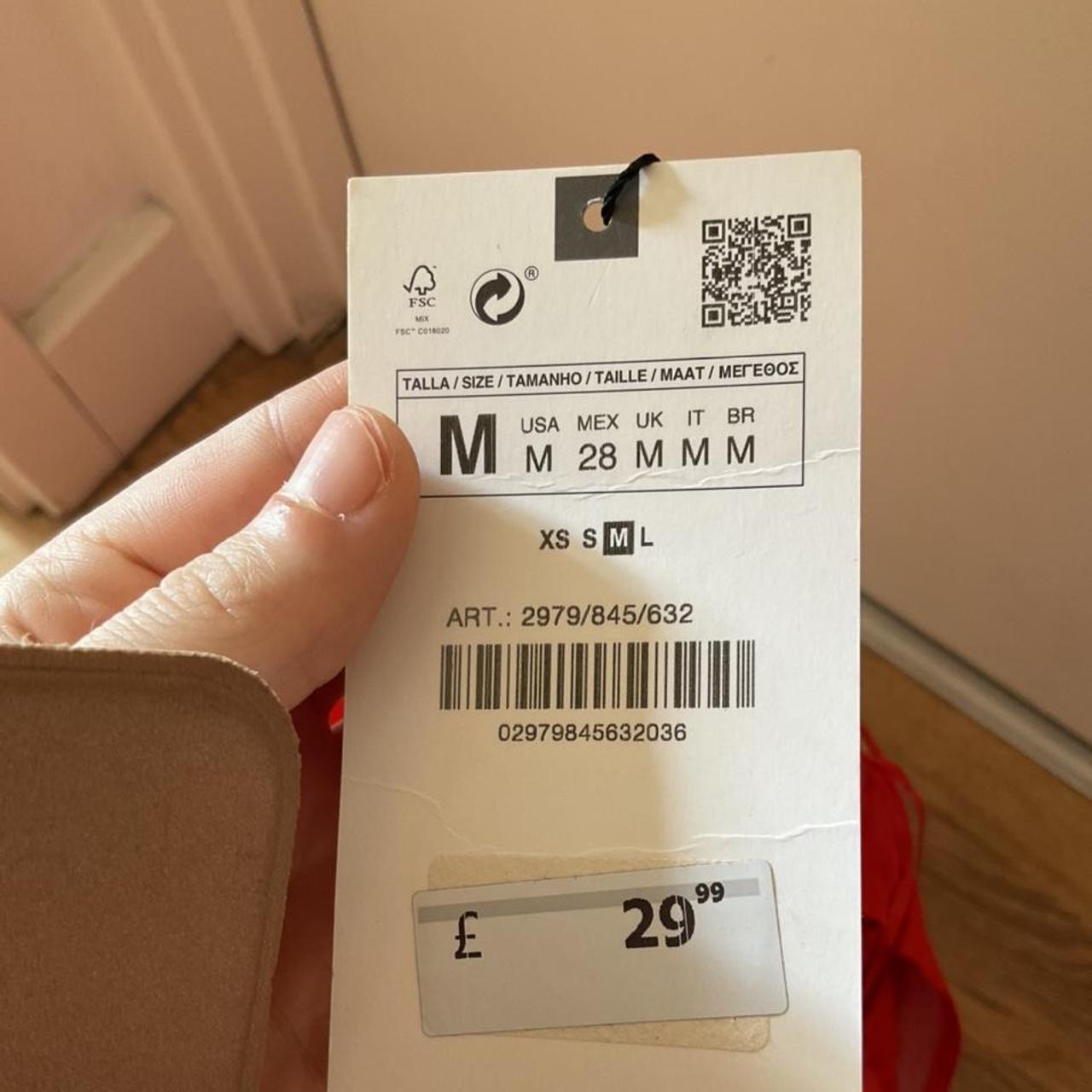 ZARA dress Silk red dress NEVER WORN - STILL WKTH... - Depop