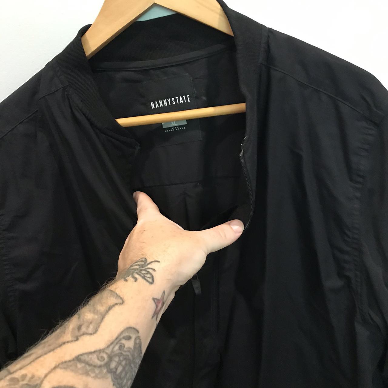 Nanny state black summer jacket 👍 excellent... - Depop