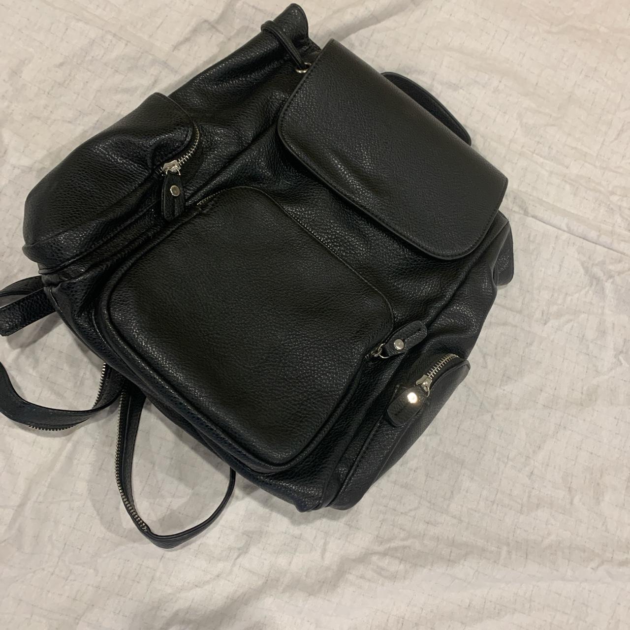 Leather look backpack - princess Polly #backpack... - Depop