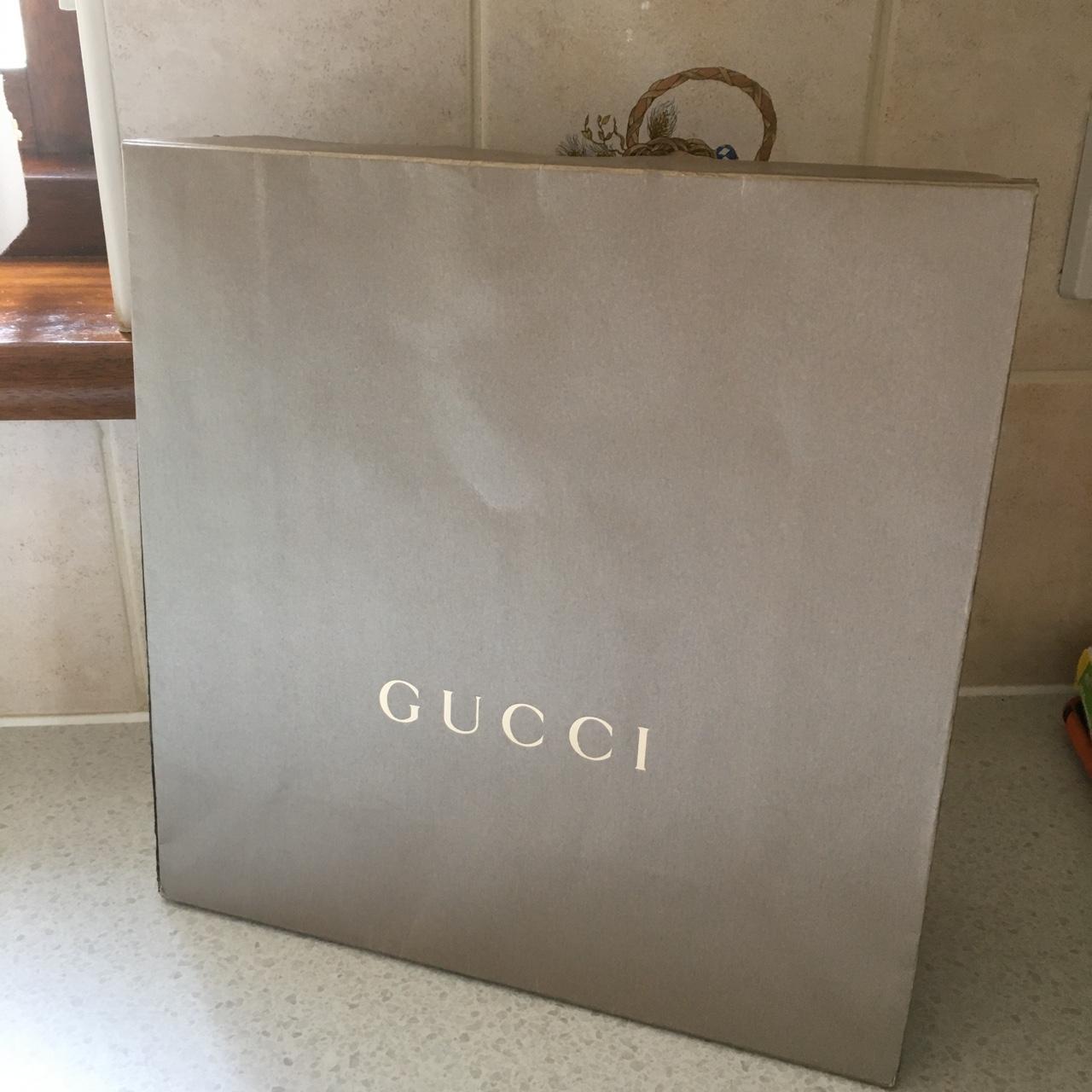 Gucci packaging which I had a scarf in , it folds... - Depop